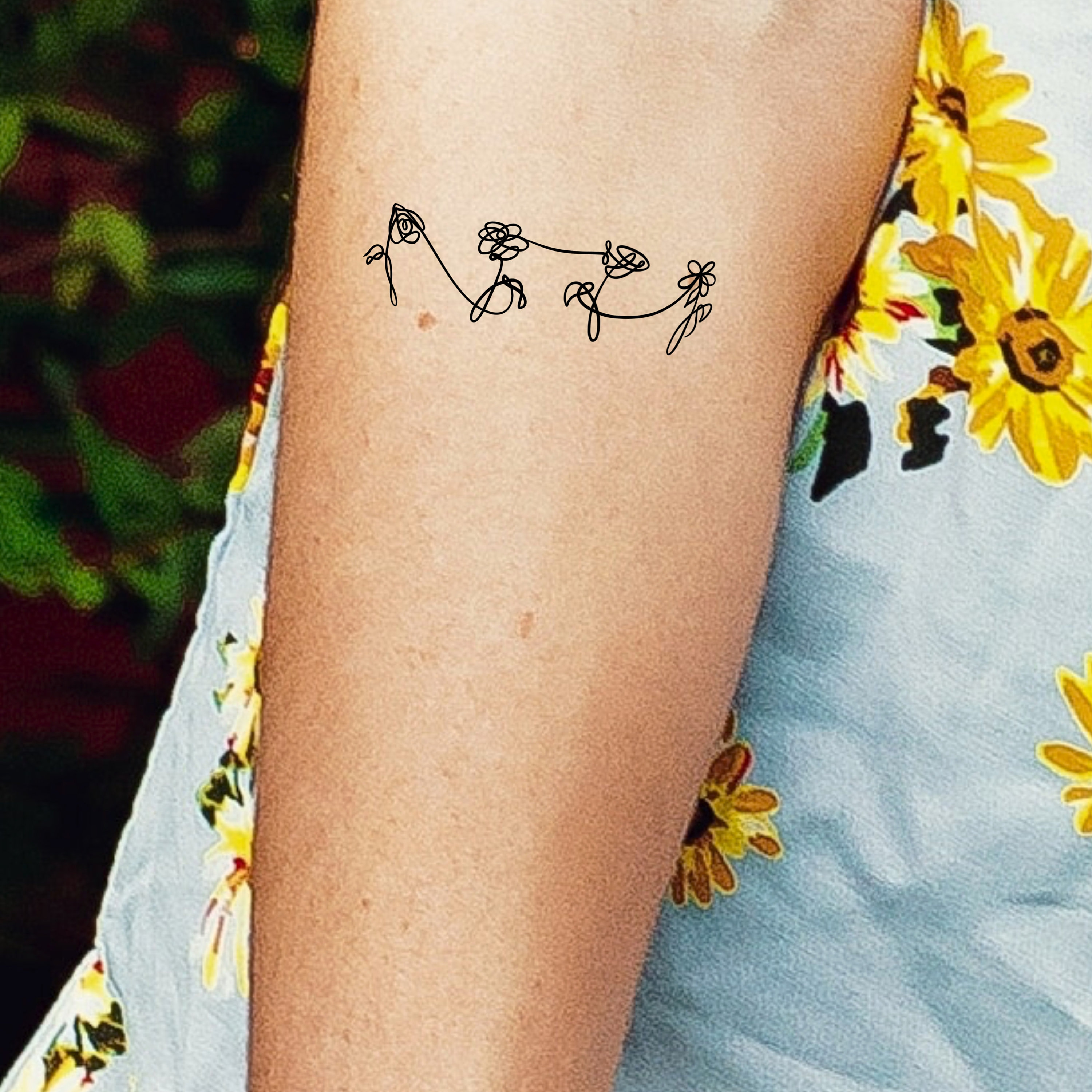 Simple Line Tattoos