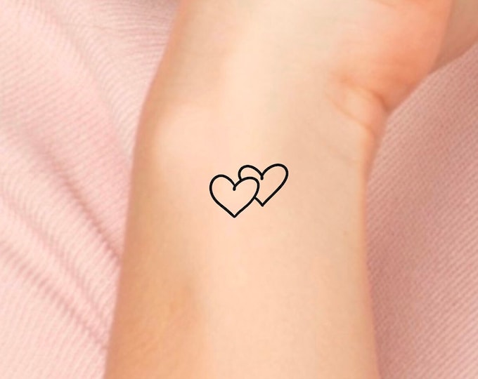 Connecting Hearts Temporary Tattoo - Etsy