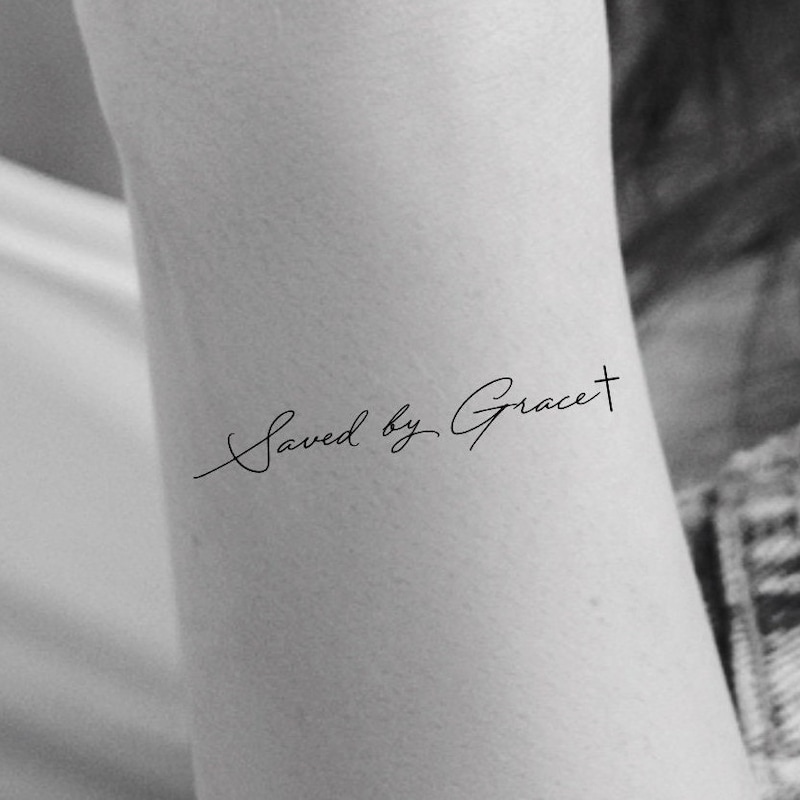 Grace Tattoo - Etsy