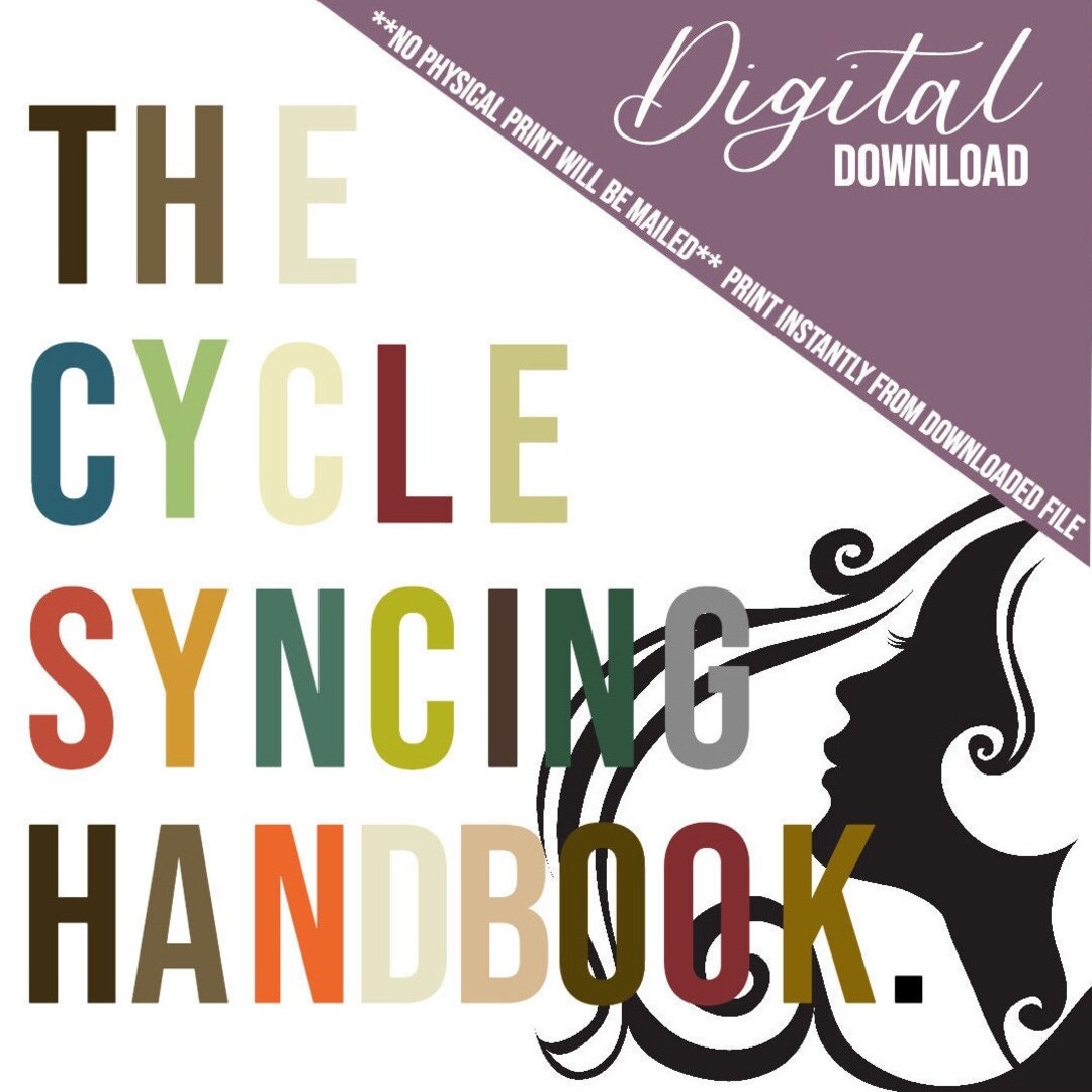 The Cycle Syncing Handbook Period Tracking and Women's - Etsy