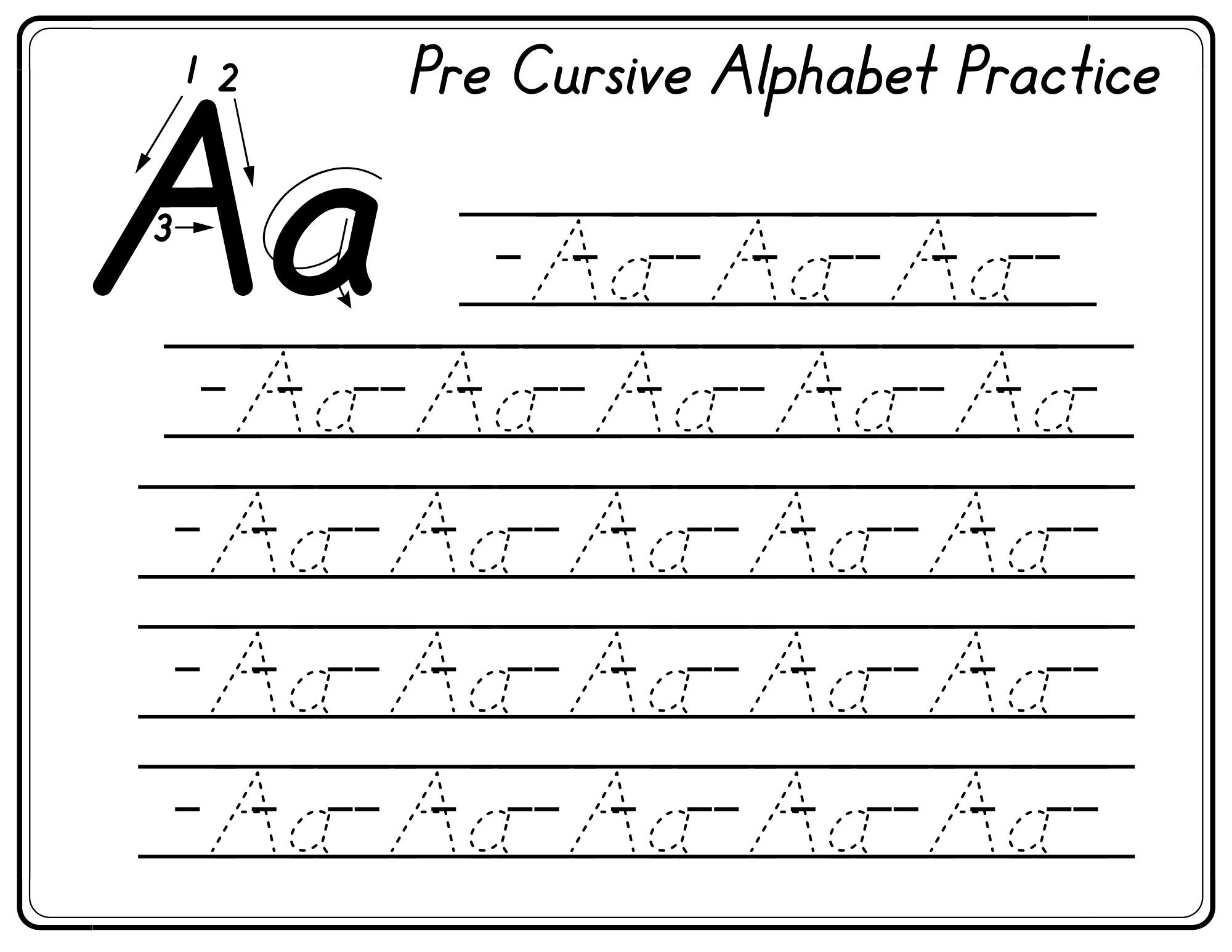 Cursive Writing IrshahidinSalem