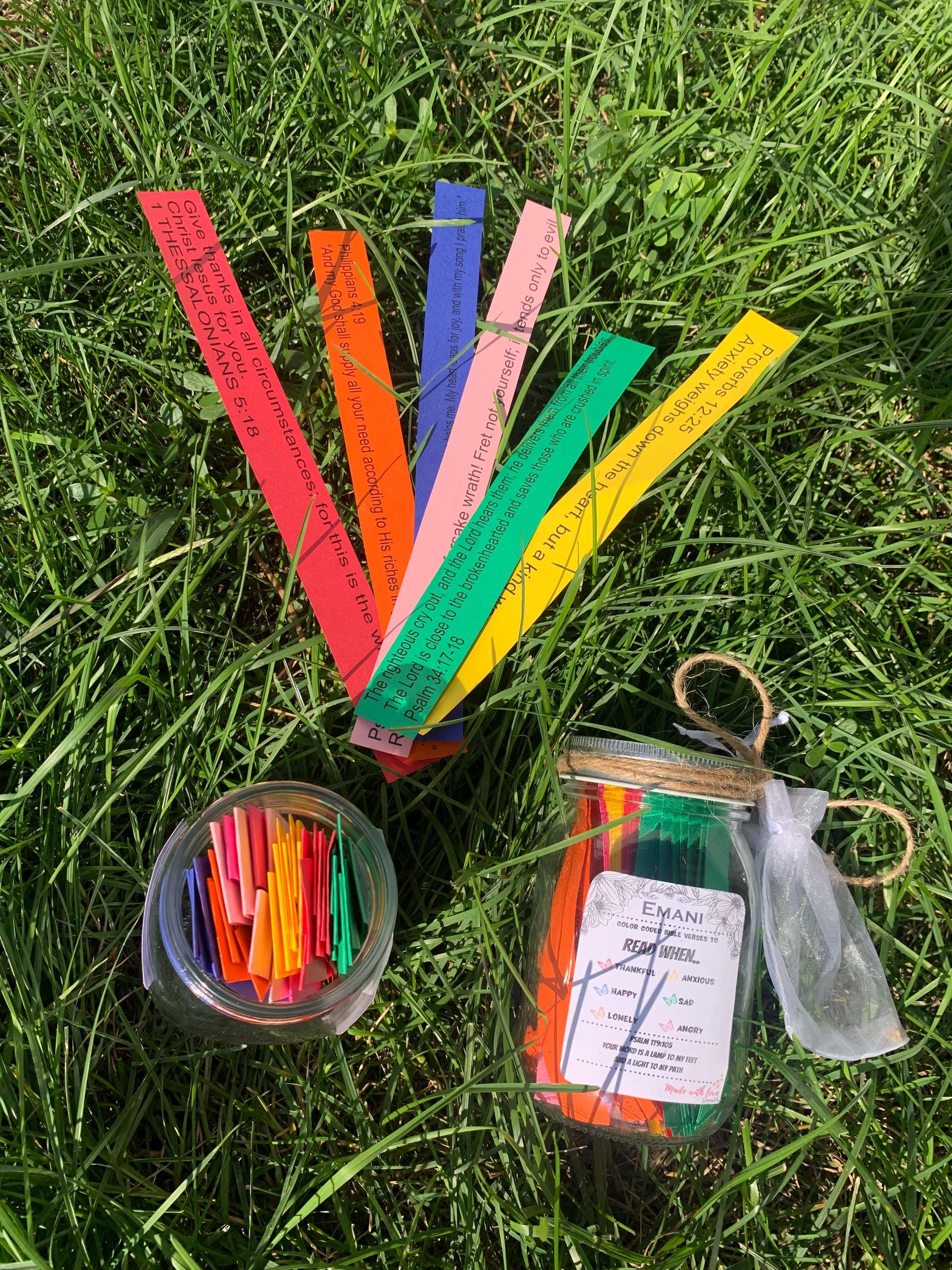 Bible Verse Jar, Encouragement Jar, Christian Gift for Him, Her ...