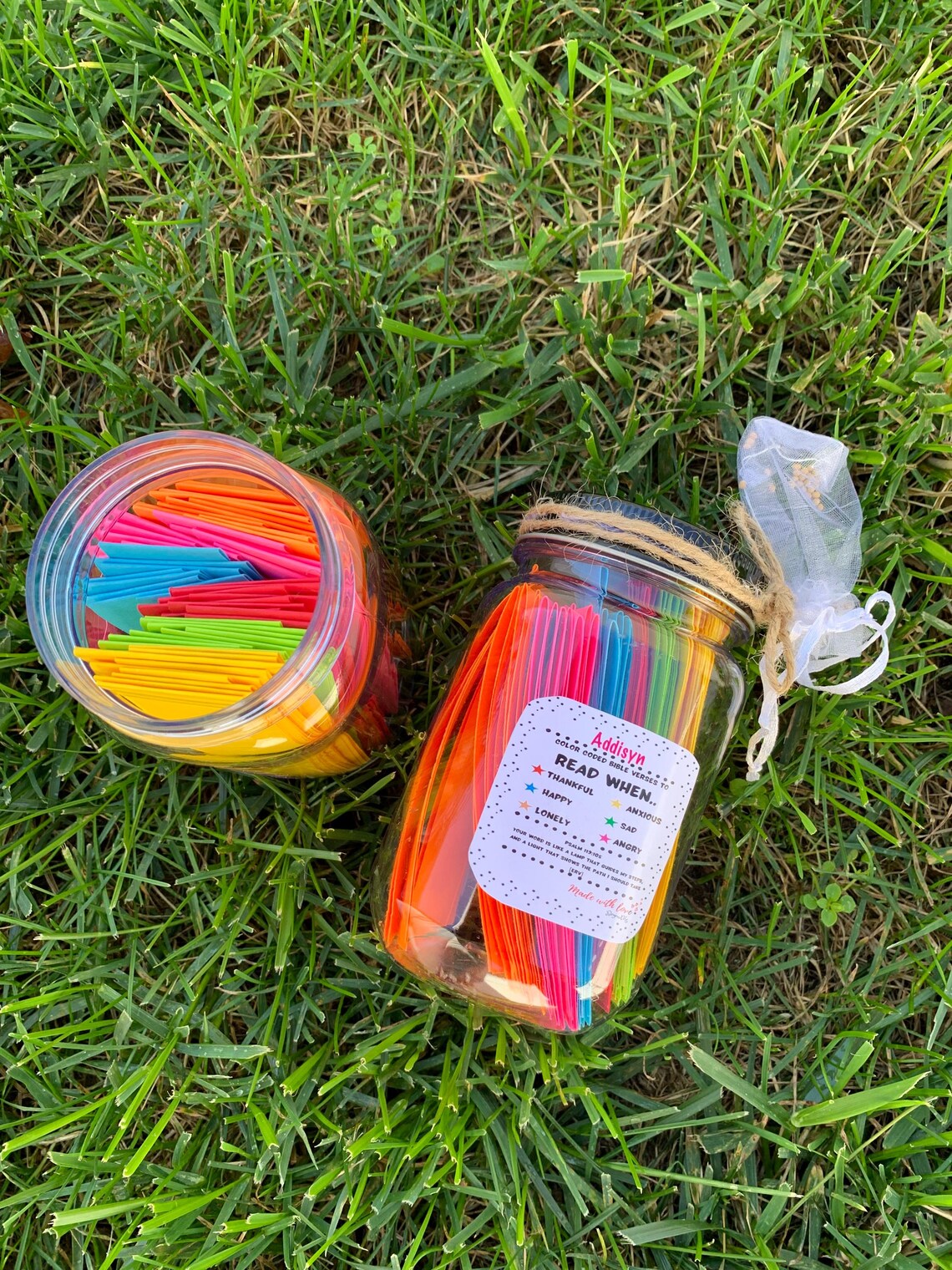 Bible Verse Jar, Encouragement Jar, Christian Gift for Him, Her ...