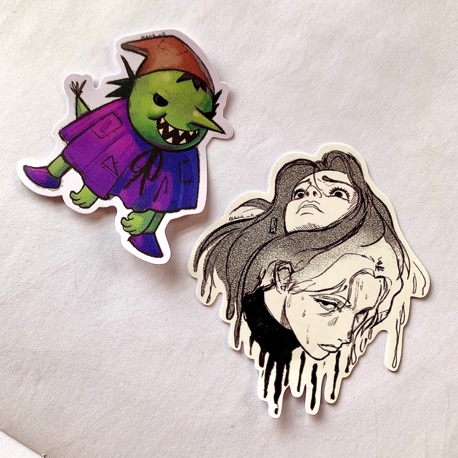 Sticker Monster Naoki Urasawa Nameless Monster Obluda Johan Nina Fanart ...