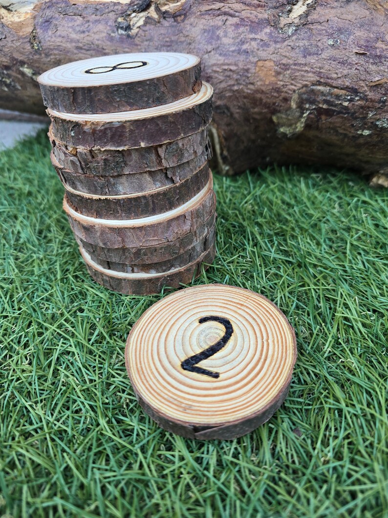 Subitising Number Log Slices - Etsy