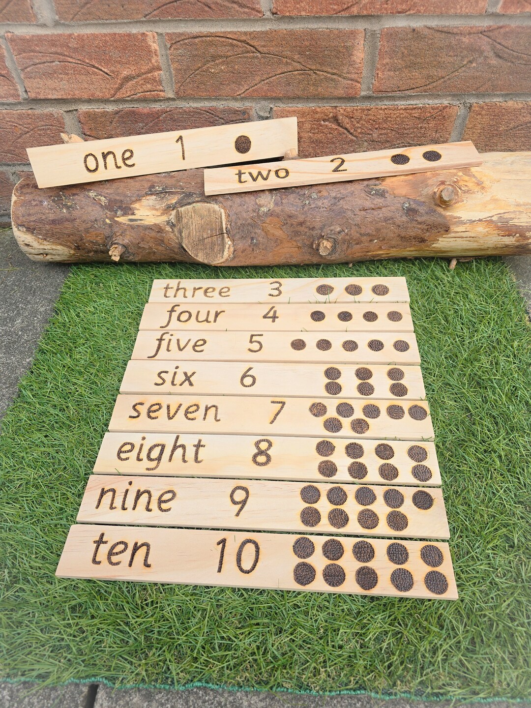 Number Slices - Etsy