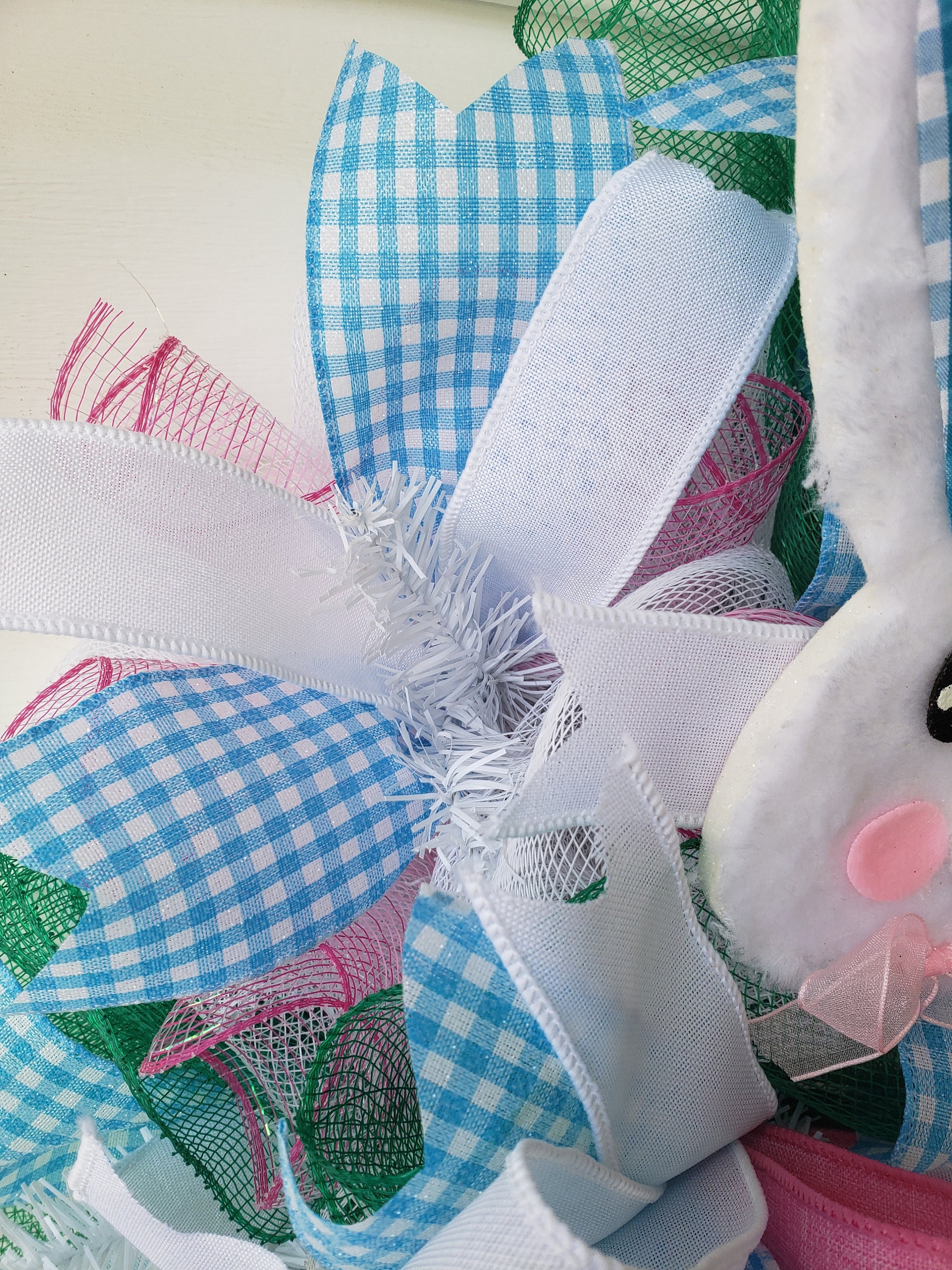 Easter Spring Wreath Door Hanger Wall Hanging - Etsy