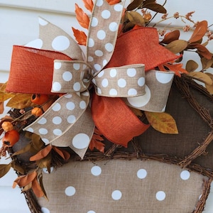 Fall Acorn Autumn Door Hanger Wreath, Thanksgiving Front Door Decor - Etsy