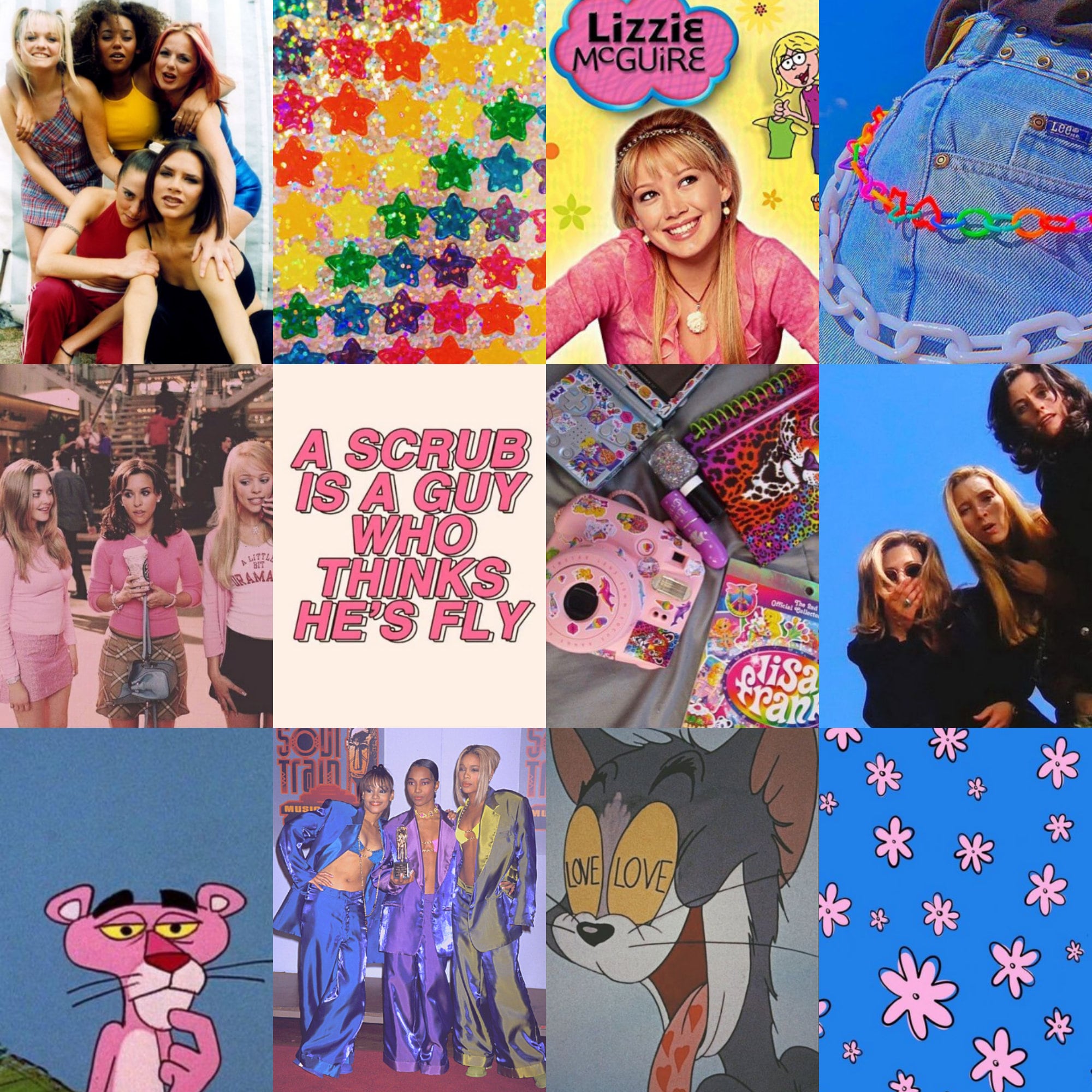 90s Cartoon Collage Tumblr