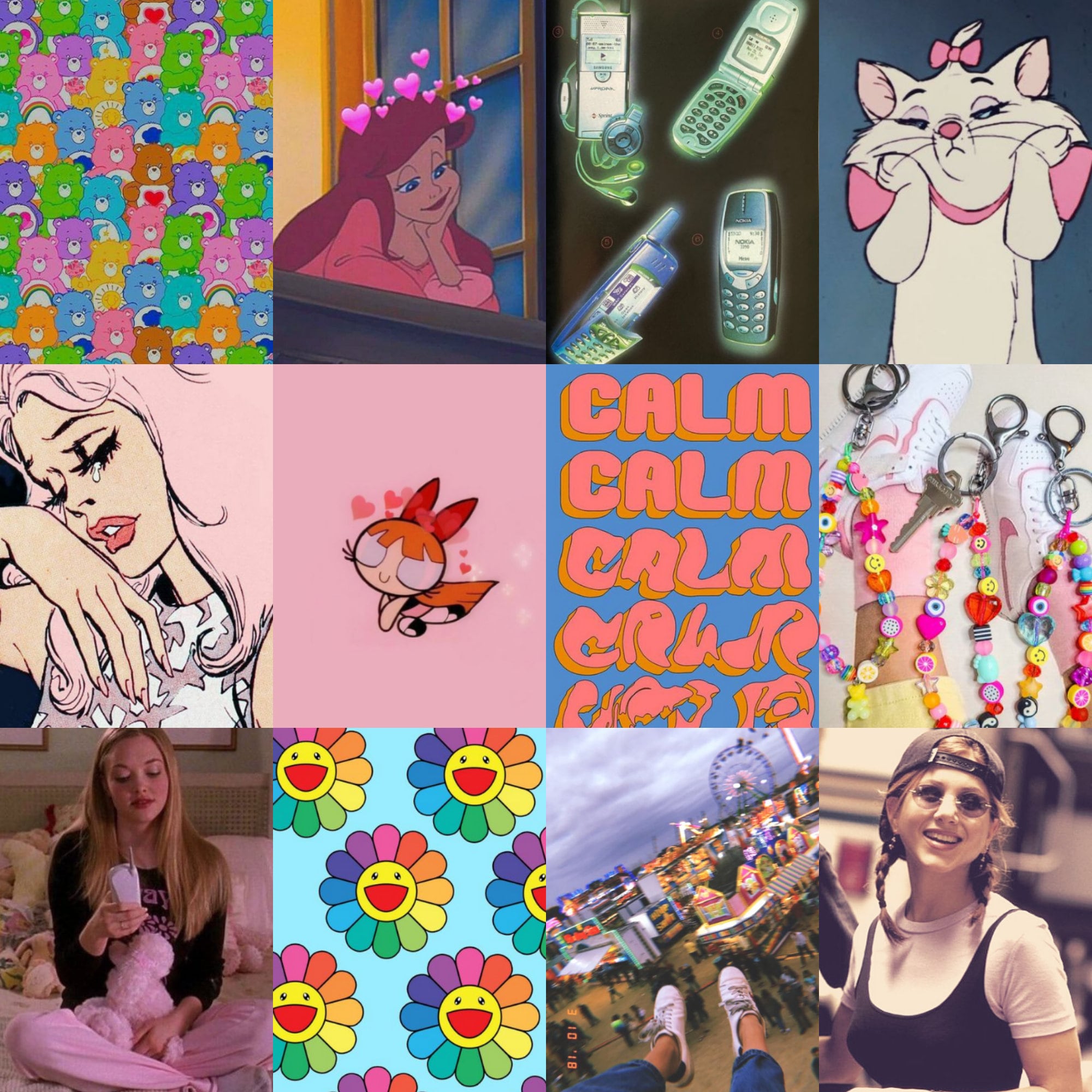 90s Aesthetic Collage Kit Y2K Aesthetic Wall Collage Y2k - Etsy Canada