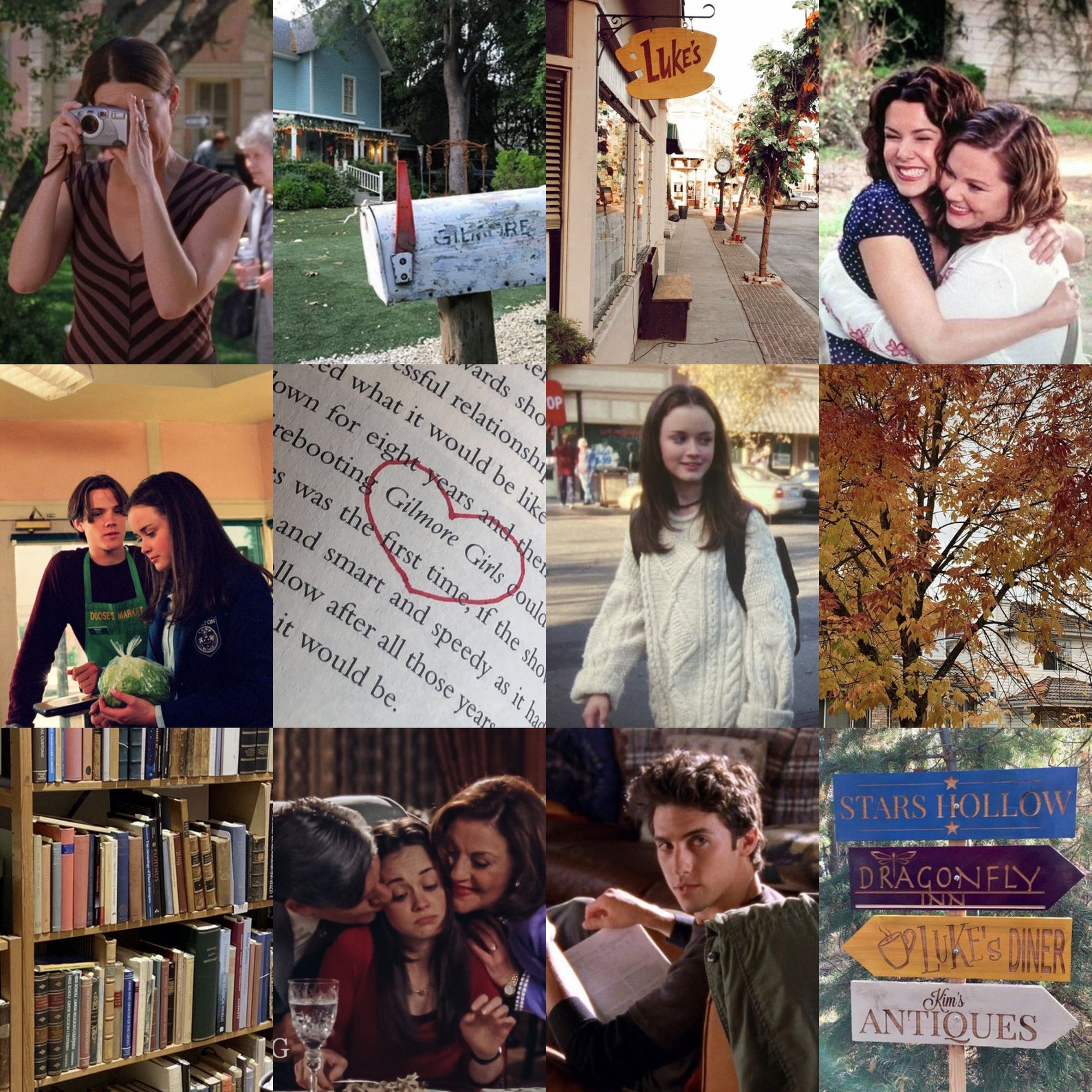 Gilmore Girls Fall Aesthetic Wall Collage Kit PHYSICAL PRINTS - Etsy