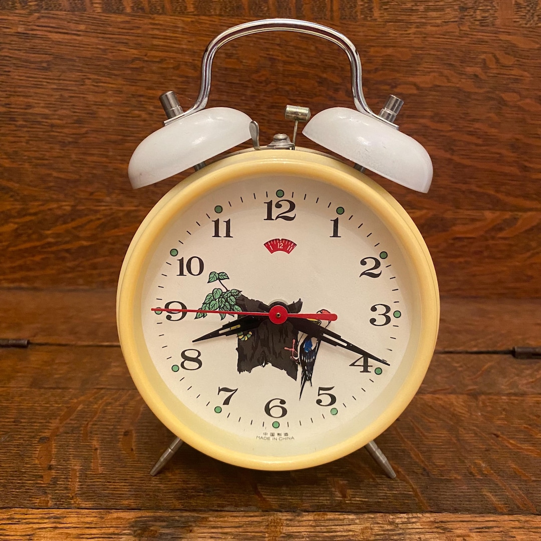 Vintage Helm Brand Animated Alarm Clock Woodpecker Pecking - Etsy
