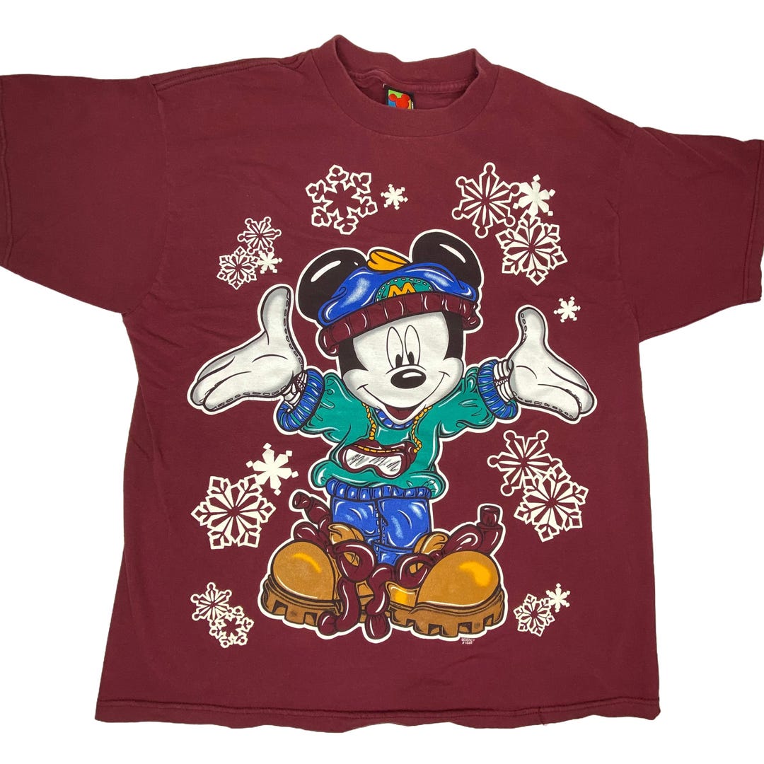 Vintage Mickey Mouse Hip Hop 90s Tshirt Unlimited Jerry Leigh Rap ...