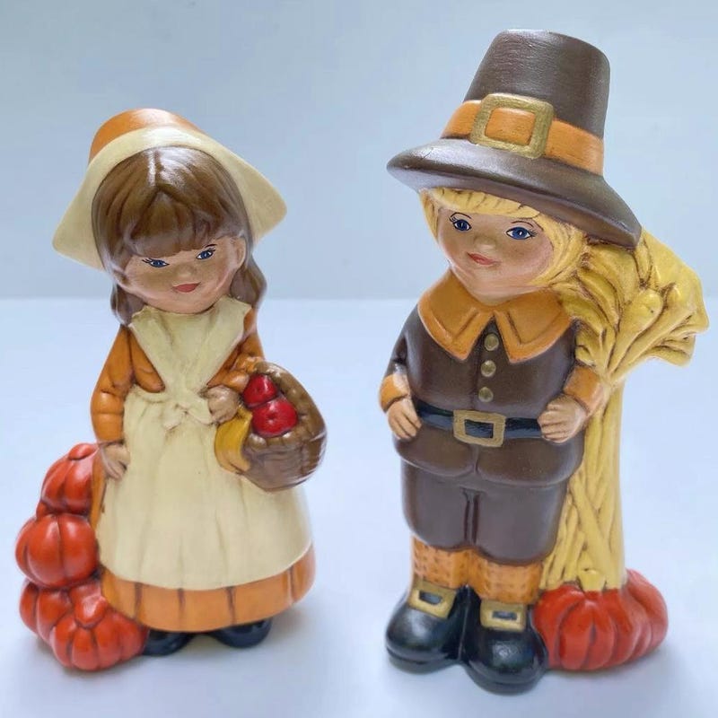 Pilgrim Figurine - Etsy