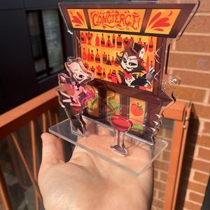 Husk and Angel Dust 3 Parts Standee - Etsy