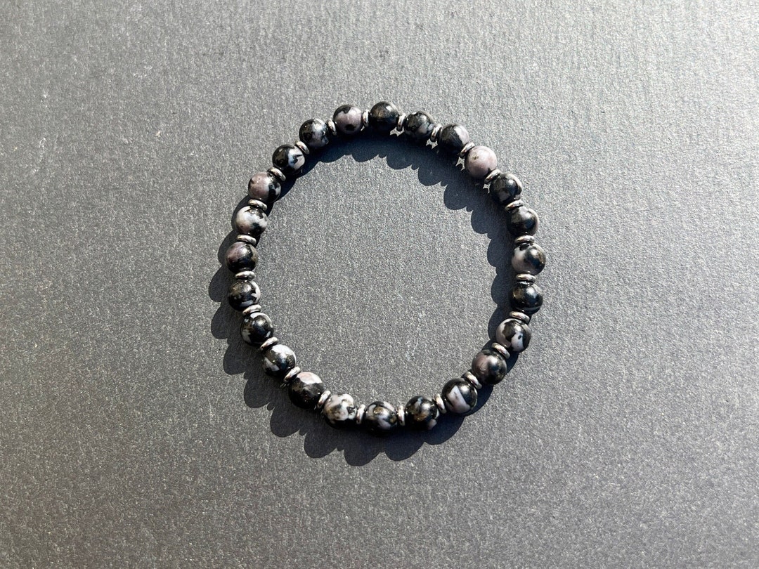 AAA Indigo Gabbro Aka Mystic Merlinite Crystal Bracelet, Merlinite ...