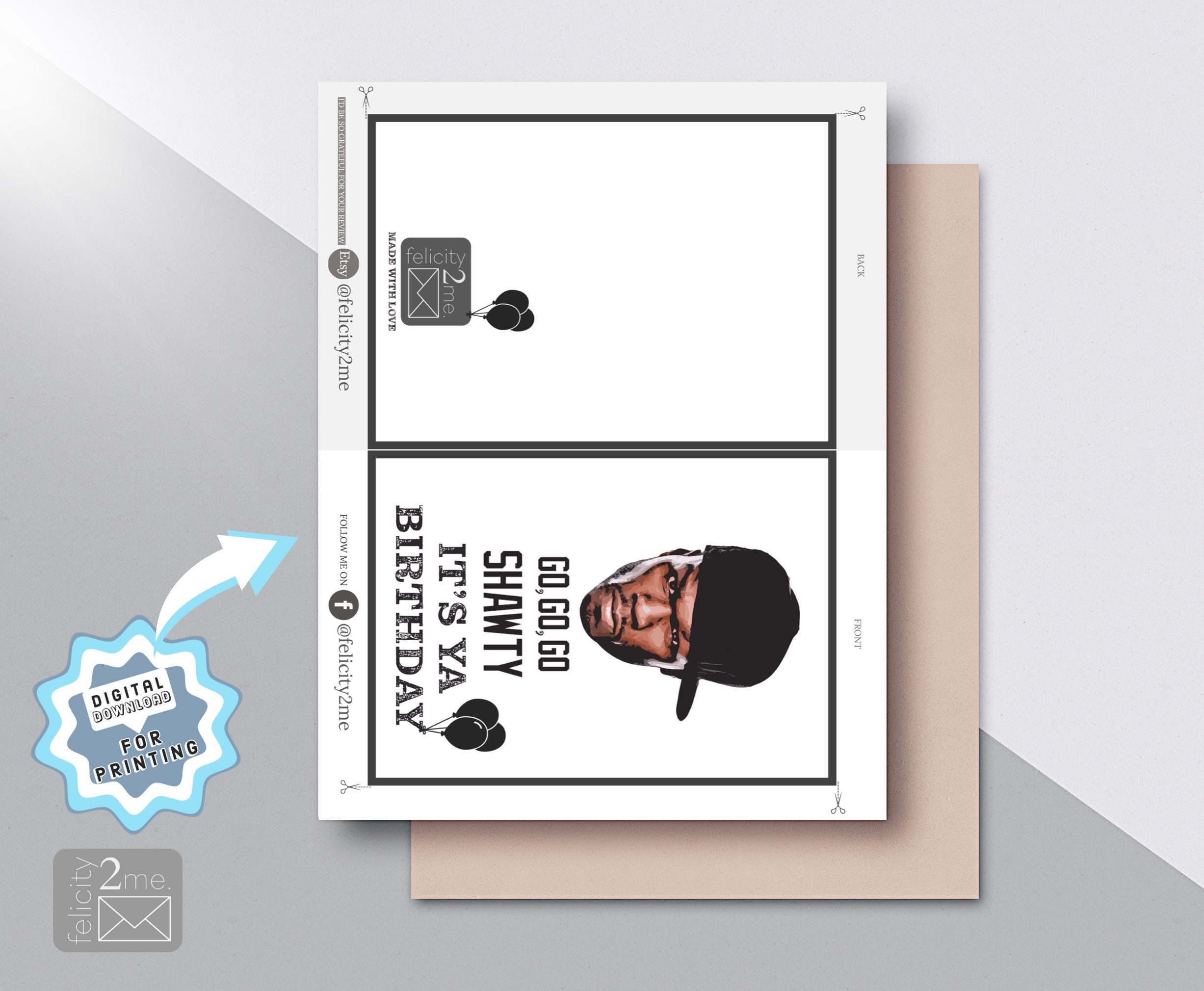 Paper & Party Supplies Greeting Cards download and print birthday cards ...