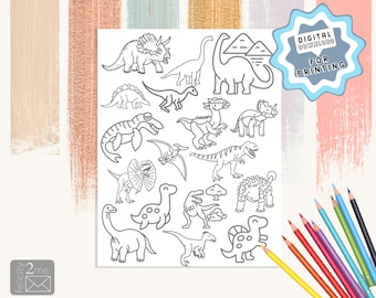 Printable Tacosaurus Coloring Page / Dinosaur Tacos / Digital - Etsy