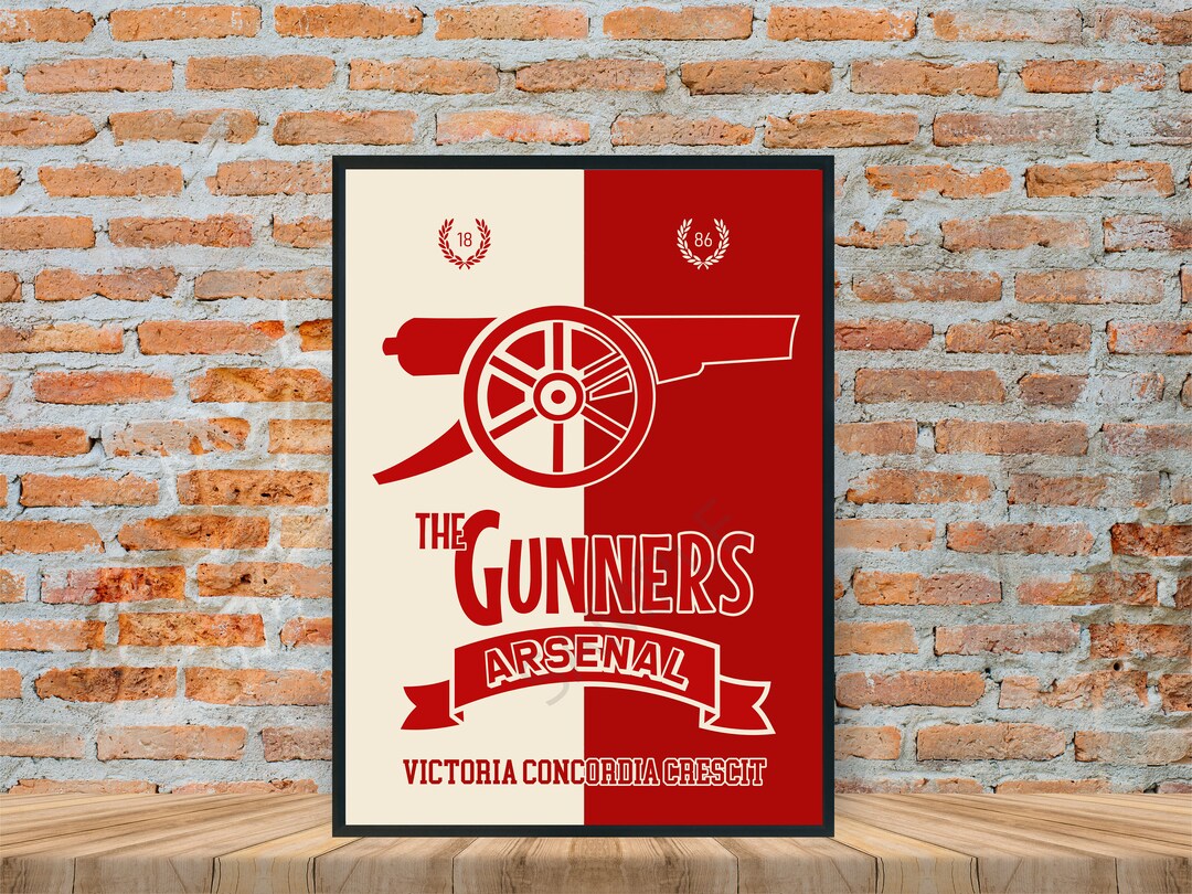 Arsenal the Gunners Print Football Poster Motto Football Print - Etsy