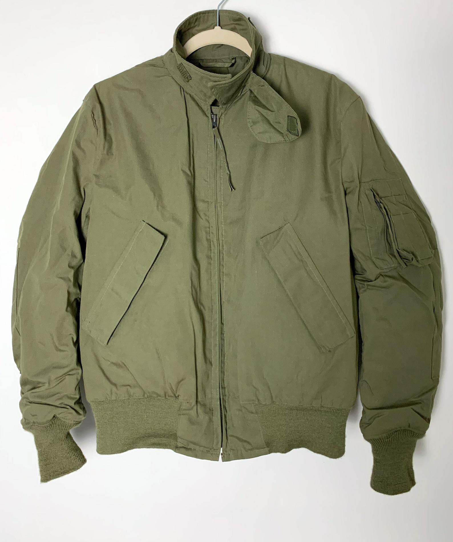 Vintage 70s OG 107 US Military Green Cold Weather Bomber Jacket Made in ...