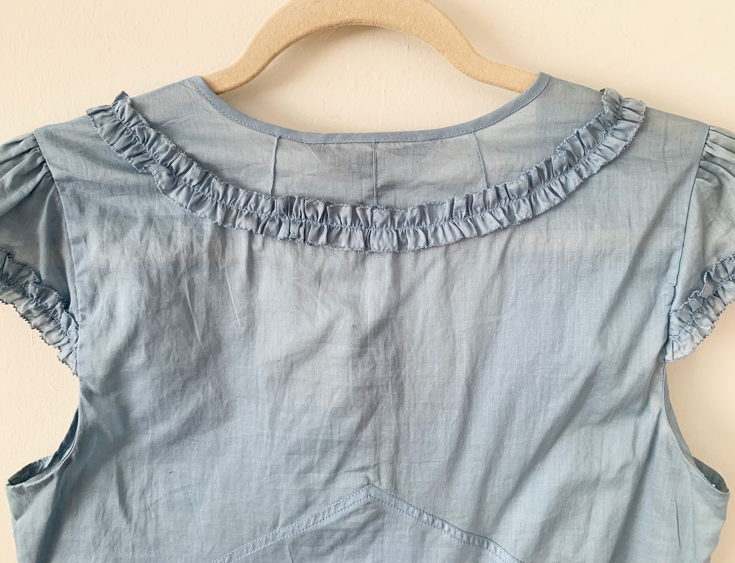 Vintage Early 2000s Light Blue Marc by Marc Jacobs Cotton Top With Tags ...
