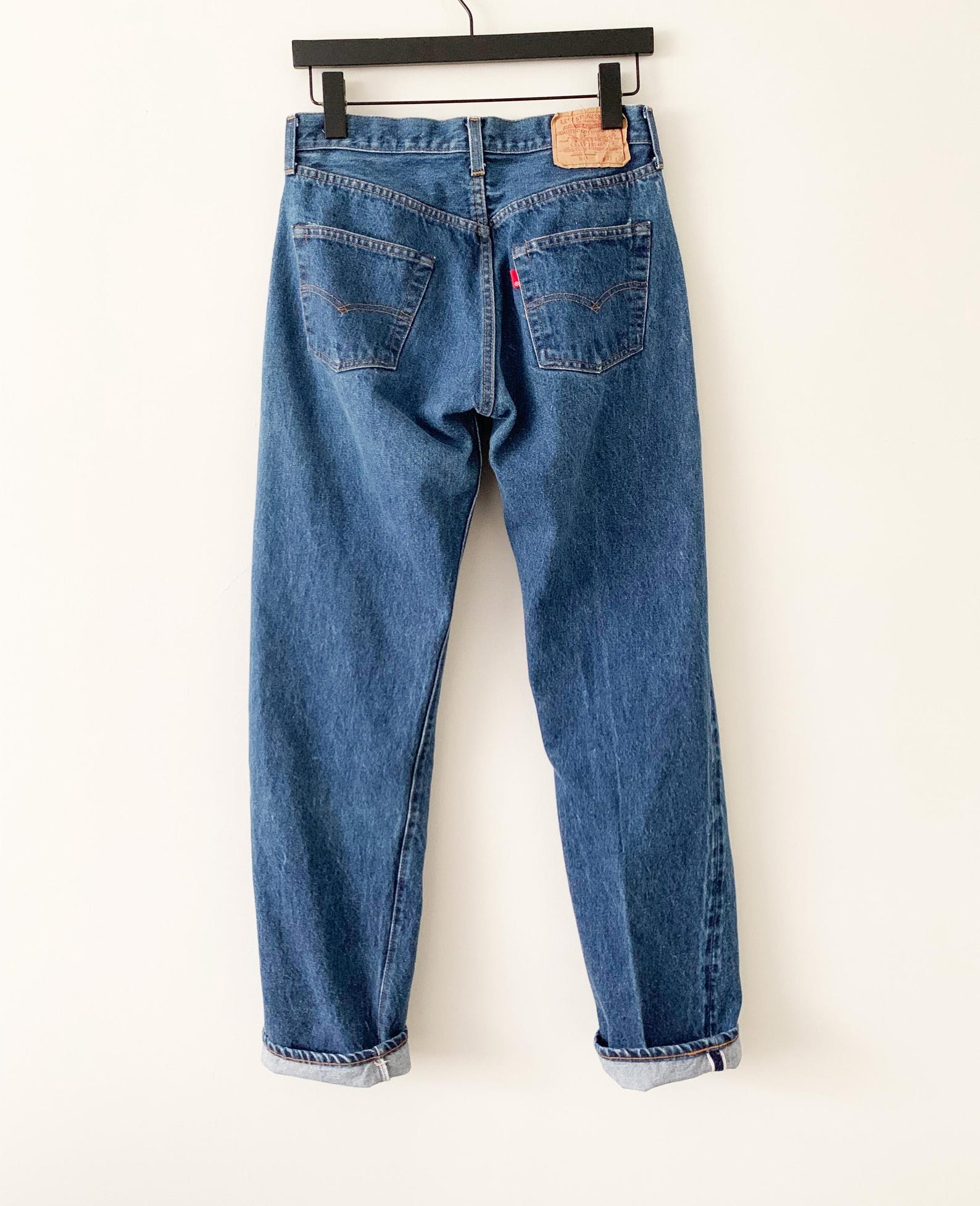 Vintage 80s Gorgeous Levi's 501 Selvedge Button Fly Jeans Made in USA ...