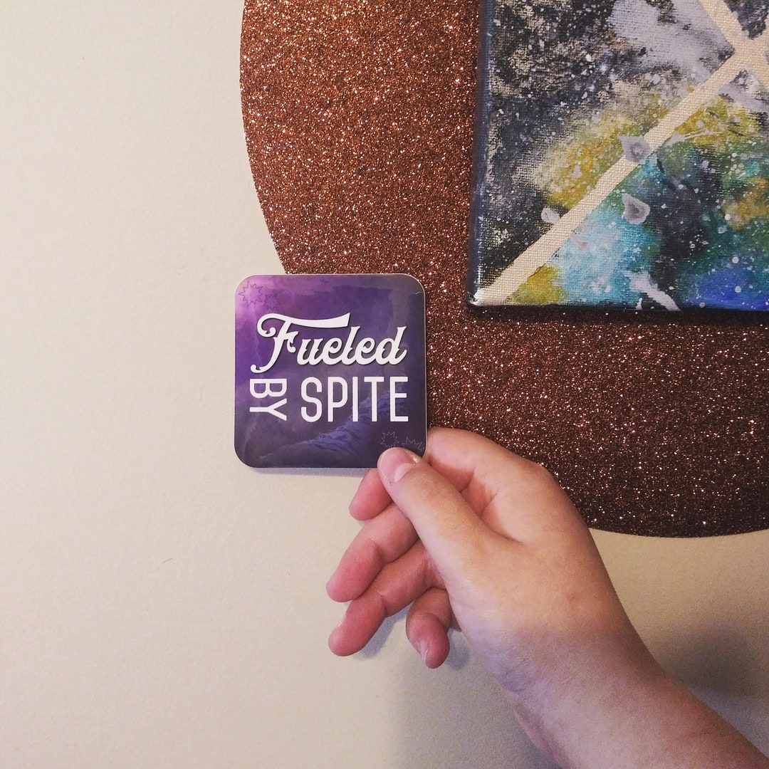 Fueled by Spite Vinyl Sticker - Etsy