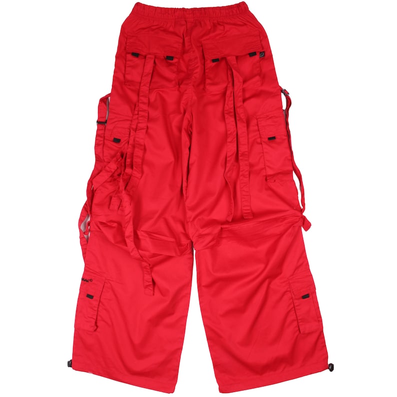 Vintage Criminal Damage Baggy Red Parachute Pants Deadstock New With ...