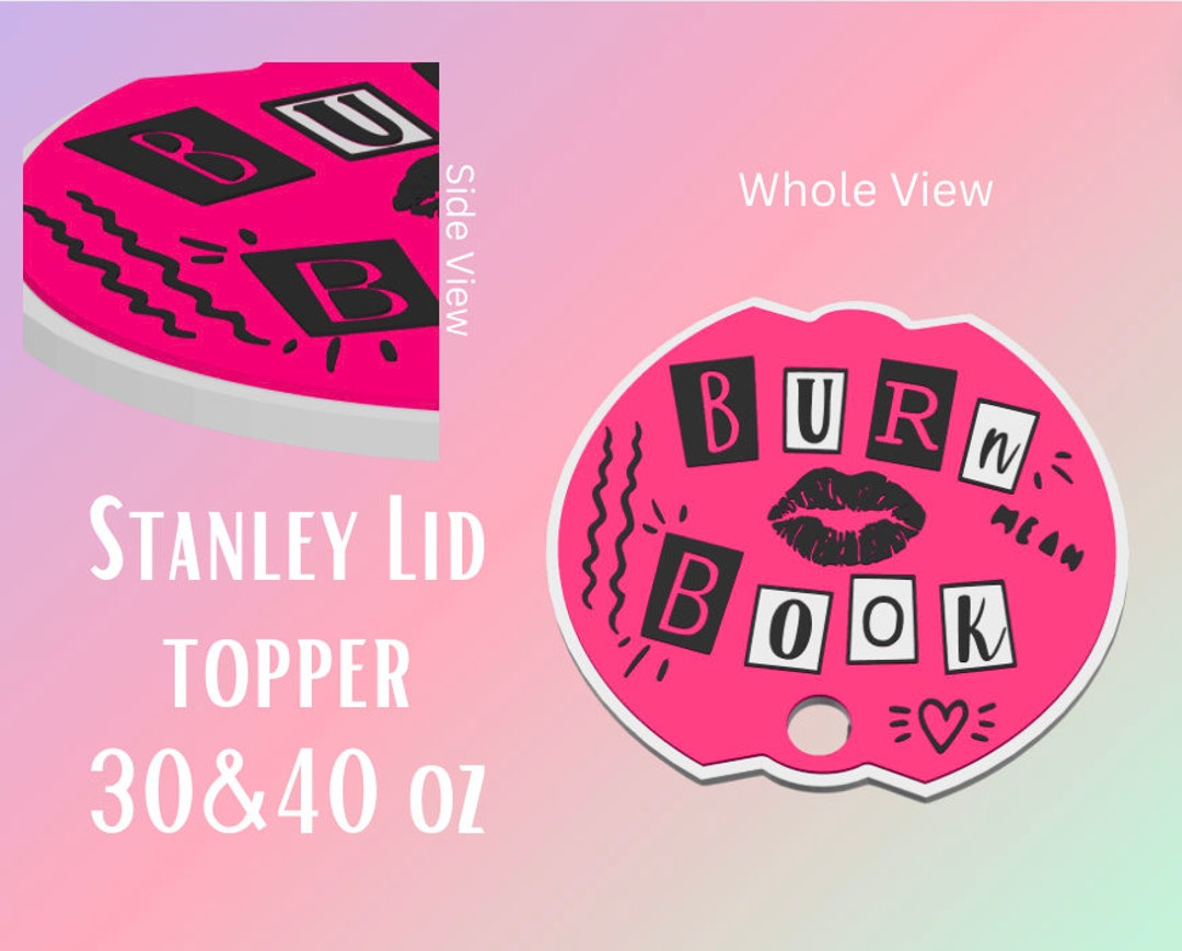 STANLEY - Burn Notebook Lid Topper STL - Etsy
