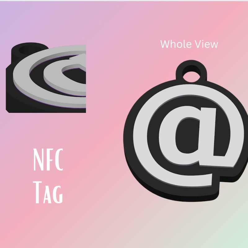 Nfc Keychain - Etsy
