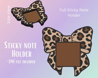 Dr P Sticky Note Holder STL File | Cute Desktop Organizer | 3D Printed ...