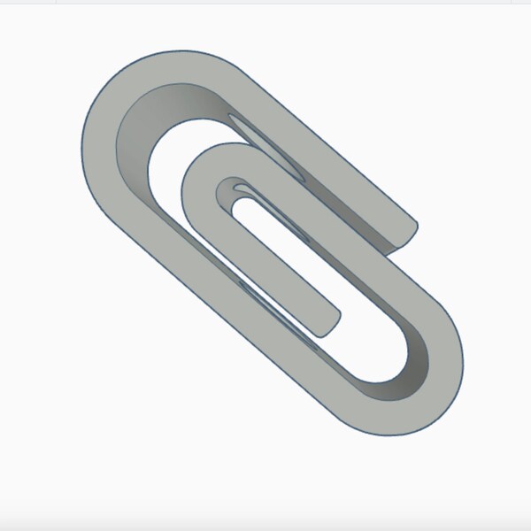 Paperclip Stl - Etsy
