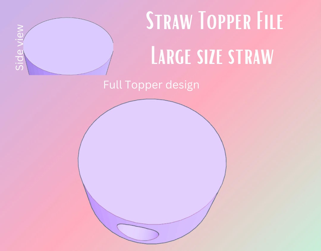 STANLEY - Circle Straw Topper STL - Etsy