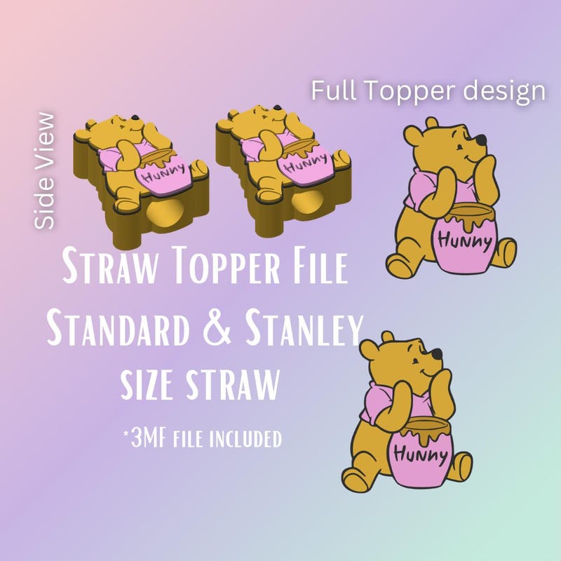 Stl Files Straw Buddies - Etsy