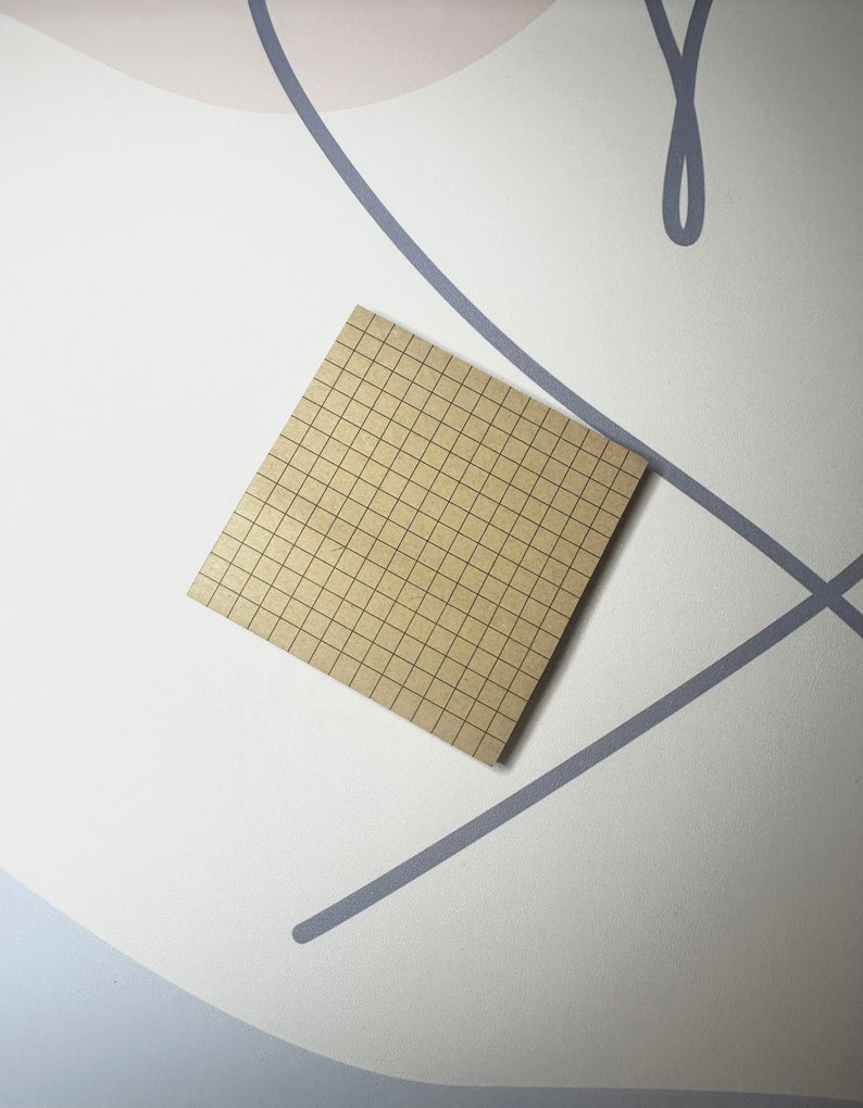Kraft Sticky Notes 3x3 Kraft Paper Sticky Notes Sticky - Etsy