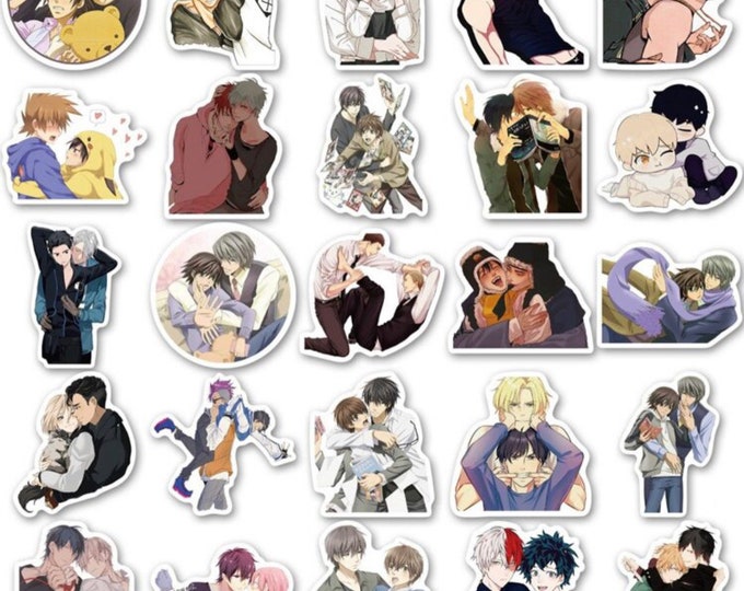 Japanese Anime Bl/yaoi Sticker for Luggage, Notebook, Laptop, Ipad ...