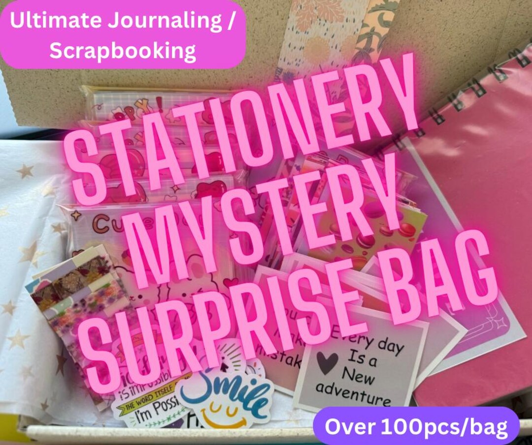 Stationery Mystery Surprise Bag | Mystery Kawaii Stationary Korean Memo ...