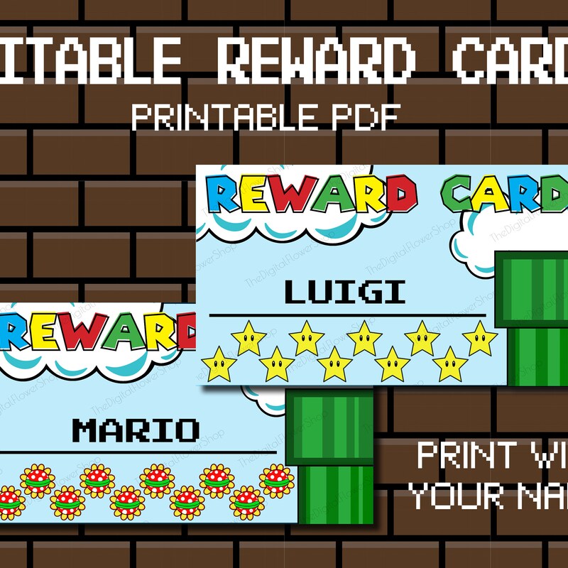 Reward Cards - Etsy