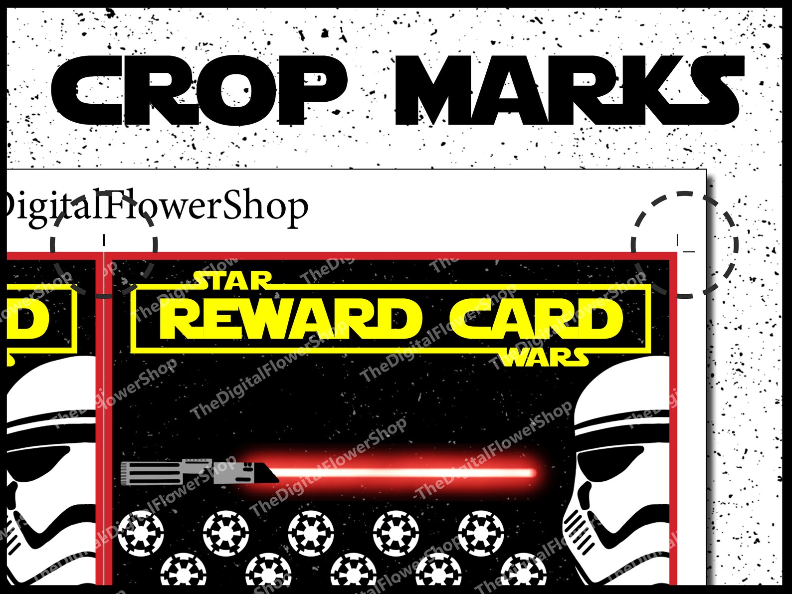 Star Wars Inspired Reward Card Punch Card Editable Printable Storm ...