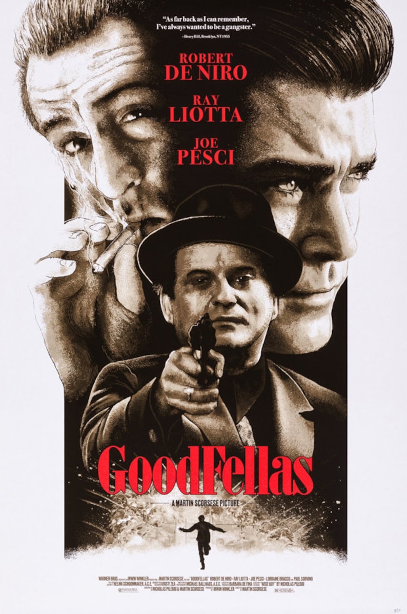 Goodfellas, 4 Digital Downloadable Printable Movie Posters - Etsy