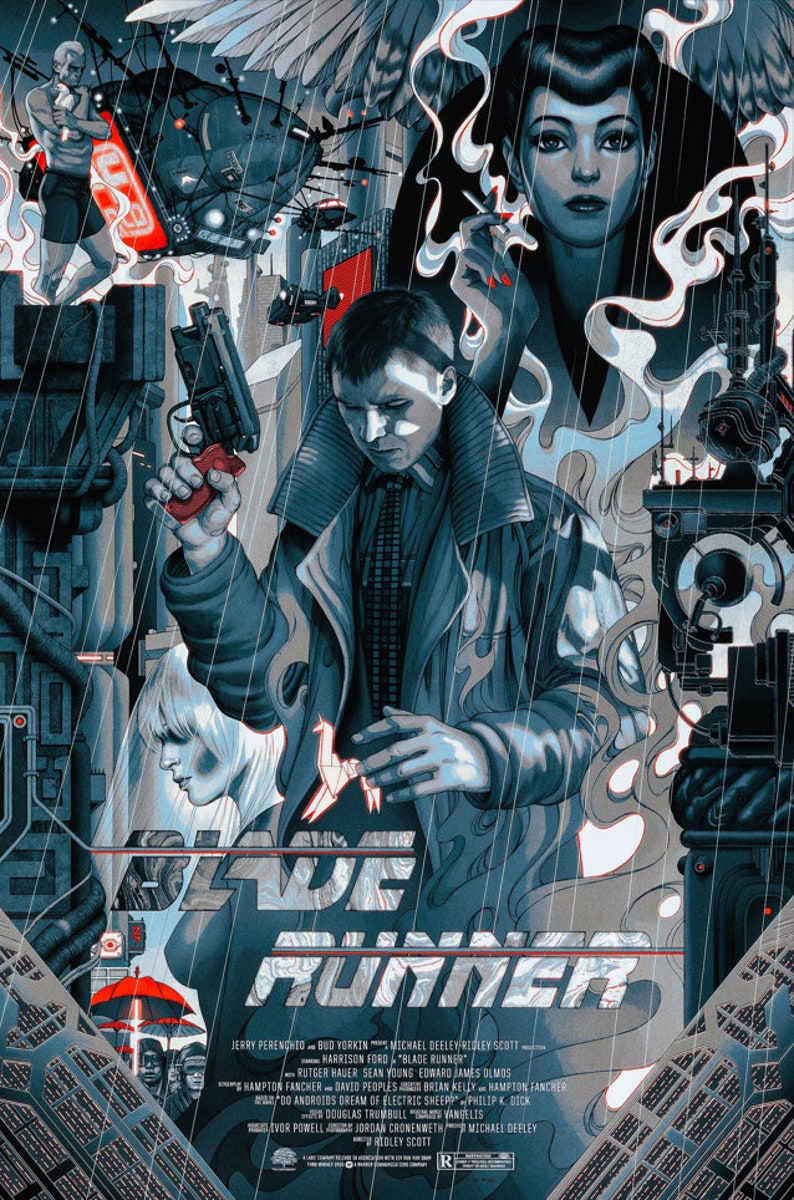 Blade Runner, 4 Digital Downloadable Printable Movie Posters - Etsy