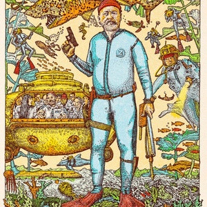 The Life Aquatic With Steve Zissou, Digital Downloadable Printable ...