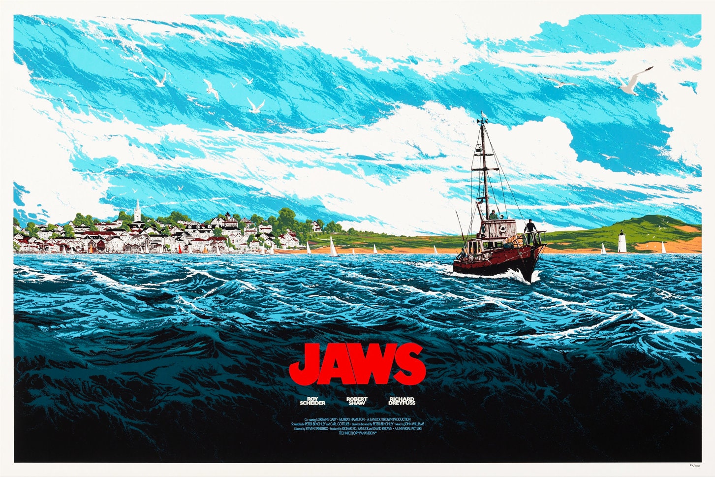 Jaws, 5 Digital Downloadable Printable Movie Posters - Etsy