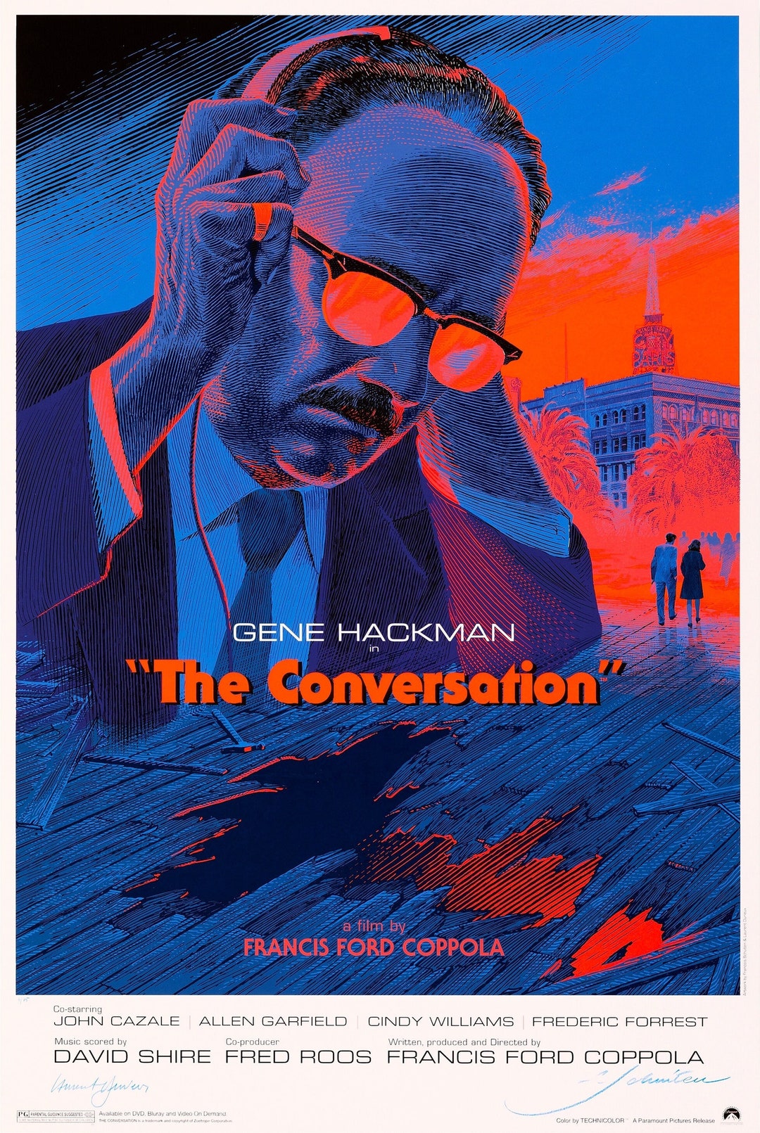 The Conversation, Digital Downloadable Printable Movie Poster - Etsy