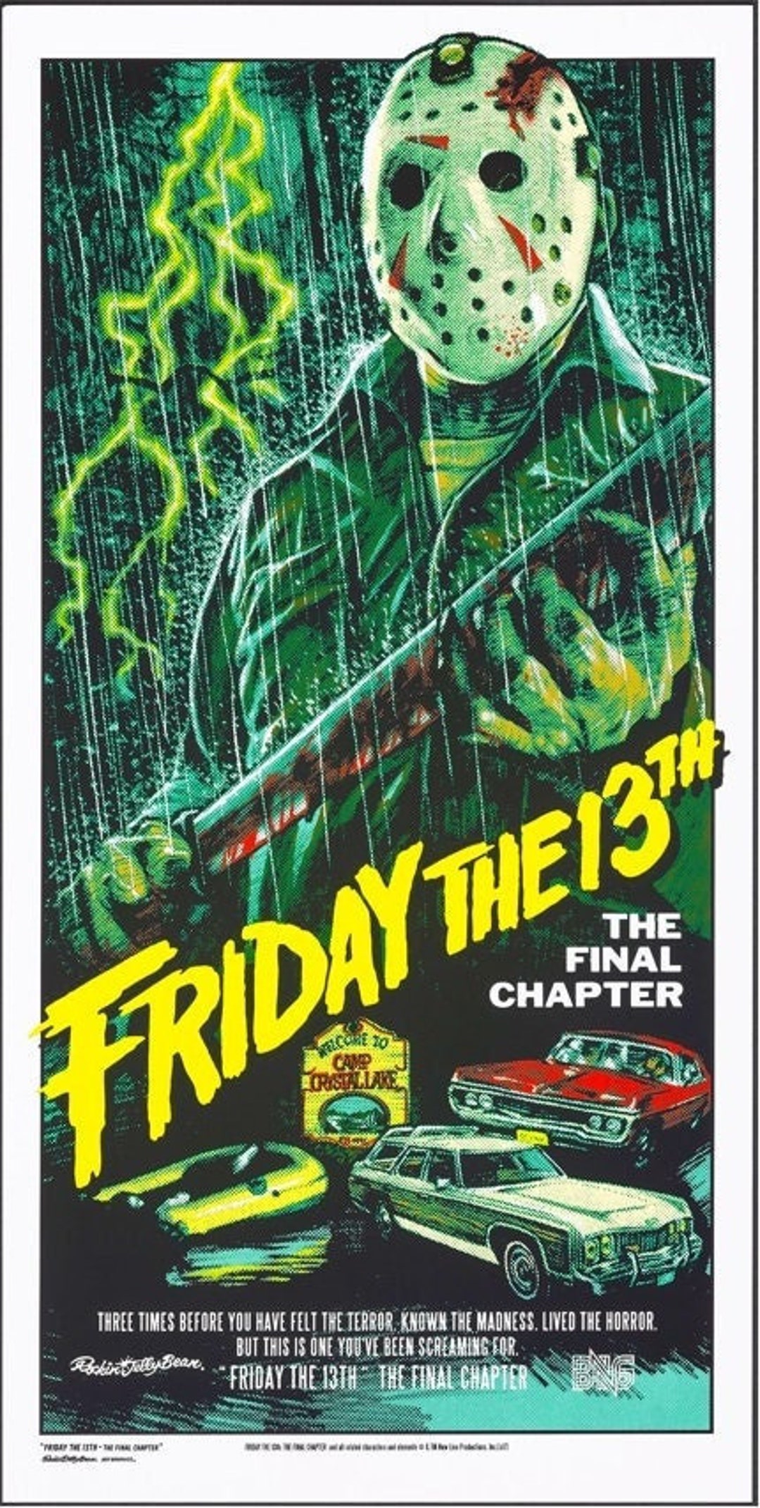 Friday the 13th - the Final Chapter, Digital Downloadable Printable ...
