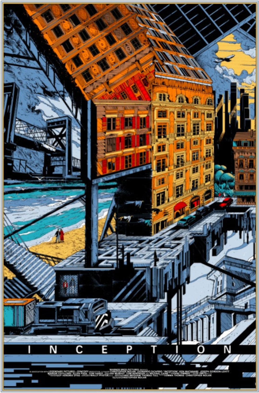 Inception, Digital Downloadable Printable Movie Poster - Etsy