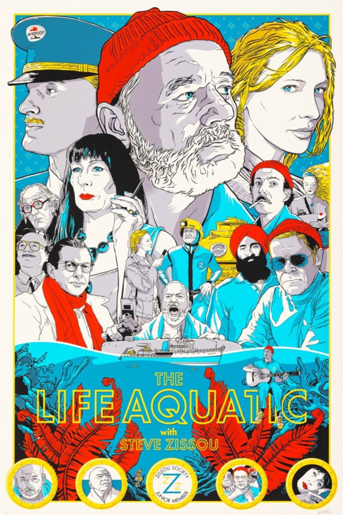 The Life Aquatic With Steve Zissou, Digital Downloadable Printable ...