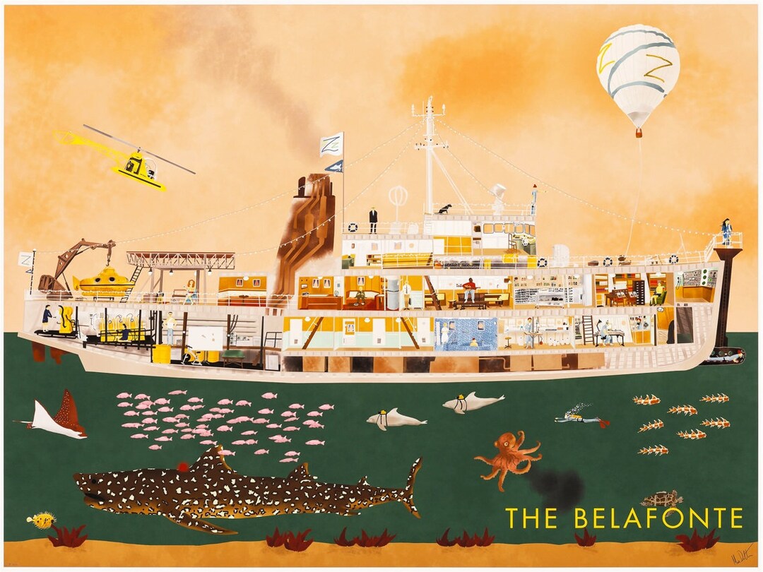 The Life Aquatic With Steve Zissou, Digital Downloadable Printable ...