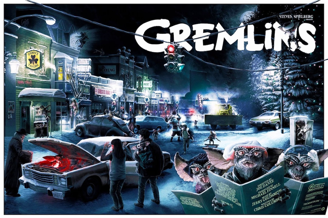 Gremlins, Digital Downloadable Printable Movie Posters (2) - Etsy