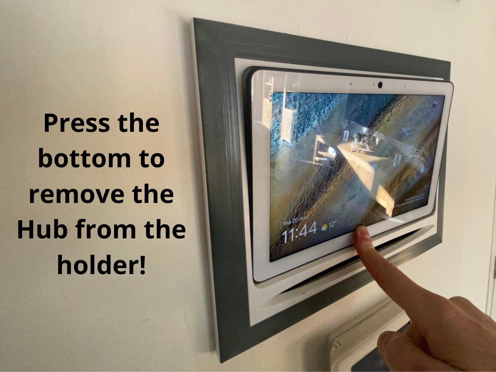 Stylish Wall Mount Kit for Google Nest hub & Hub max - Etsy